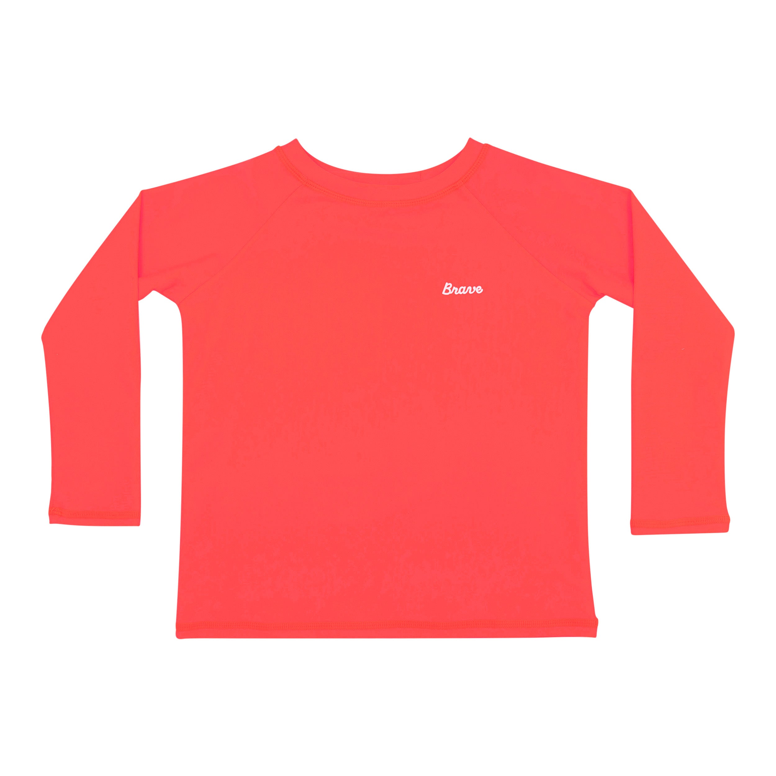 Neon Coral Rash Guard – Brave Little Ones